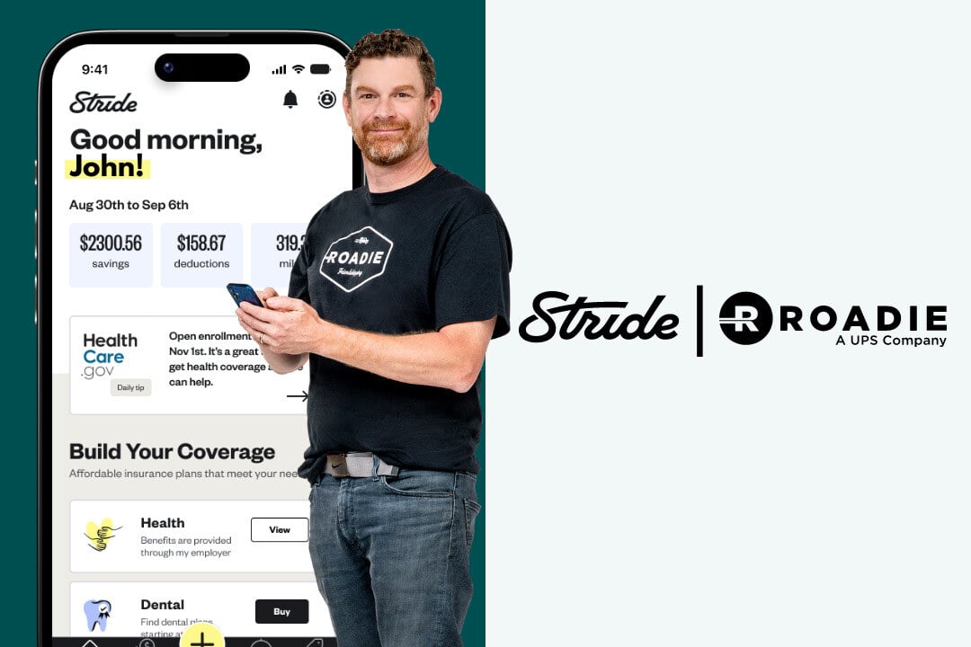 Stride and Roadie Partner to Empower Drivers with Financial Tool